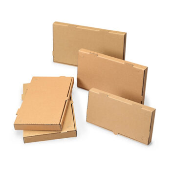 WPDS1082KEP Plain Kraft/Kraft Detroit Style 2″ Deep E-Flute 10 x 8 - W ...